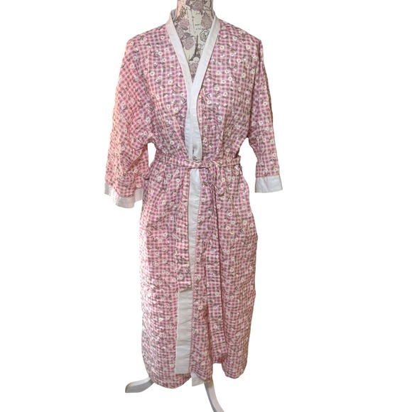 Sears Cachet | Intimates & Sleepwear | Vintage Cottagecore Pink Gingham ...